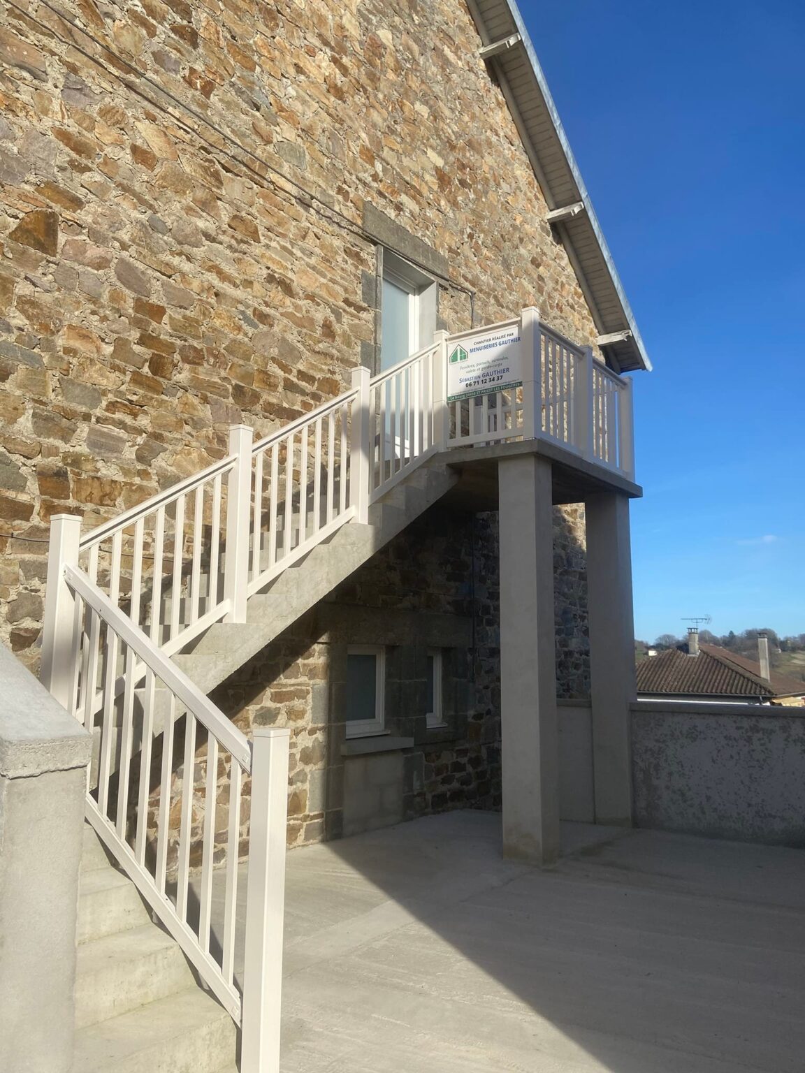 Garde-corps en aluminium - Menuiseries Gauthier